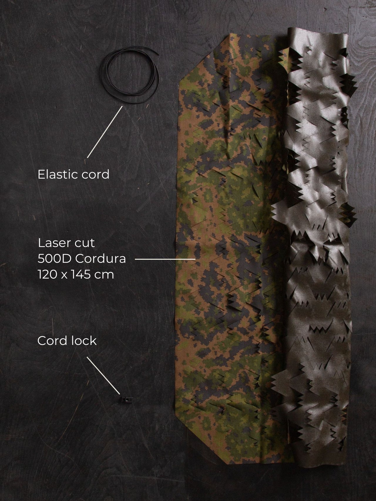 Backpack camo scrim, 40-80L – Savotta
